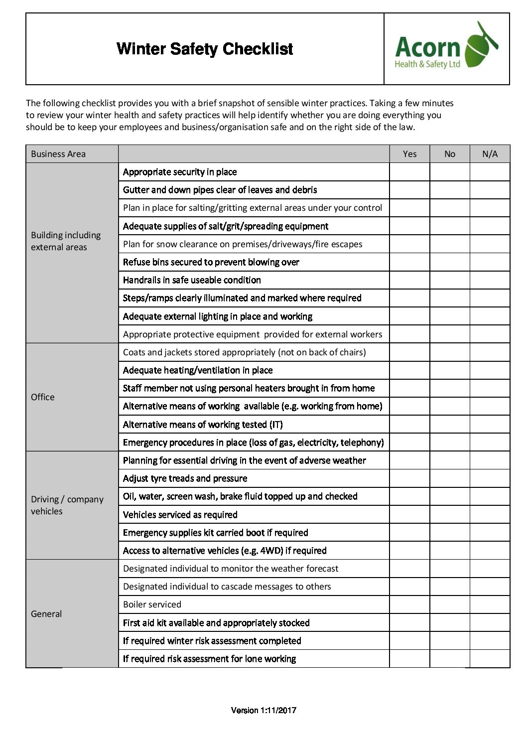 Safe Winter Driving Checklist AAA Helps OUWB Students Prepare For